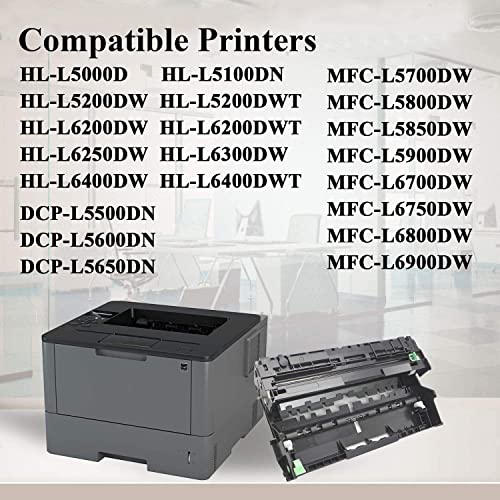 GALADA Compatible Drum Unit Replacement for Brother DR820 DR-820 for Brother HL-L6200DW HL-L6200DWT MFC-L5850DW MFC-L5900DW HL-L5200DW MFC-L5700DW MFC-L5800DW MFC-L6800DW Printer(Black,1 Pack)