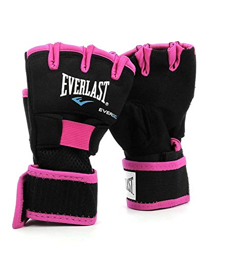 Everlast Evergel Handwraps Size: Medium/Large Black/Pink