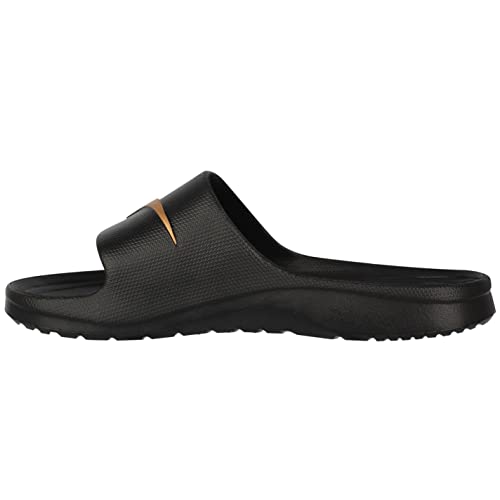 Everlast Womens Ladies Sliders Pool Shoes Flat Classic Black/Gold 8.5 US