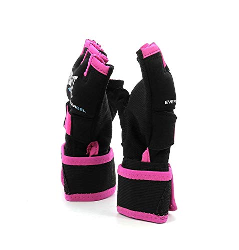 Everlast Evergel Handwraps Size: Medium/Large Black/Pink