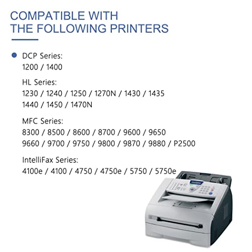 ALUMUINK ๐๐ข๐ ๐ก ๐๐ซ๐จ๐๐ฎ๐๐ญ๐ข๐ฏ๐ข๐ญ๐ฒ Compatible Black TN460 TN-460 Toner Cartridge Replacement for Brother TN 460 MFC-9880 DCP-1200 1400 HL-1270N IntelliFax-5750e Printer Toner (TN4601PK)