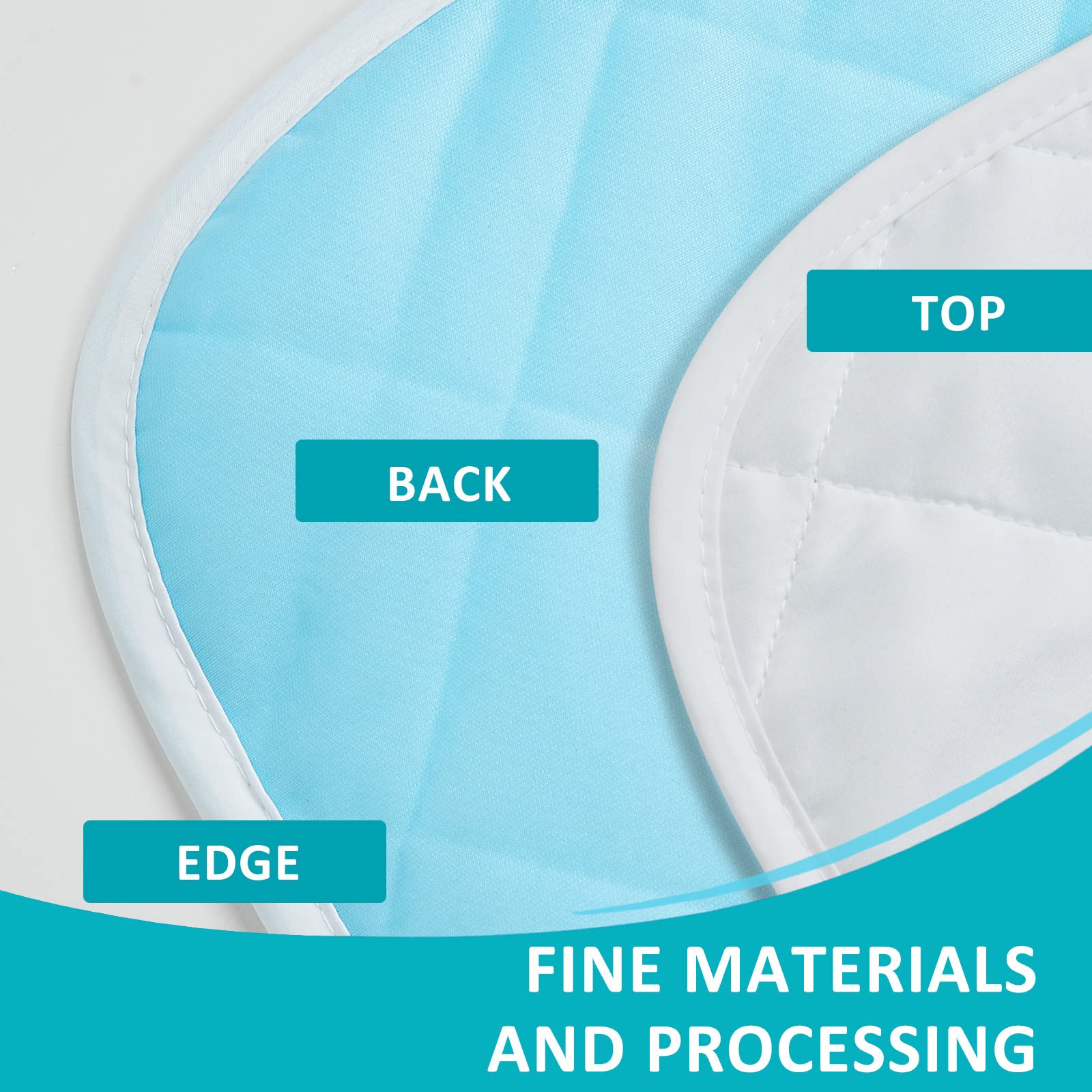 KANECH Queen Size Bed Pads (60"x80") with Straps (1 Pack), Washable and Waterproof ,Heavy Absorbency Incontinence Mattress Pad, Reusable for Adults and Kids