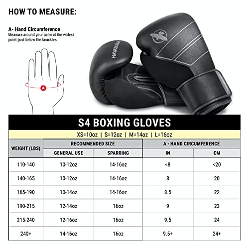 Hayabusa S4 Leather Boxing Gloves for Women & Men - White, 16oz