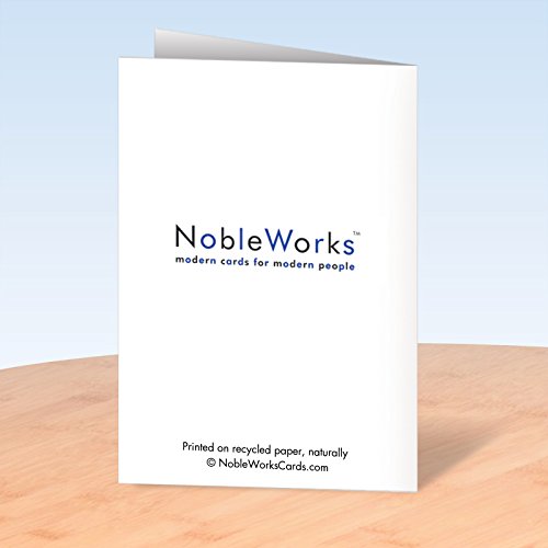 NobleWorks - 1 Hilarious Greeting Card for Birthday - Funny Birthday Cartoon, Comic Notecard - Chili Kebab 8282Z