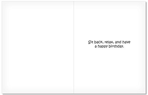 NobleWorks - 1 Hilarious Greeting Card for Birthday - Funny Birthday Cartoon, Comic Notecard - Chili Kebab 8282Z