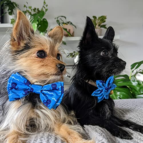 H&K Pet Pinwheel | Octopus Garden (Large) | Velcro Collar Accessory for Dogs/Cats | Fun Pet Pinwheel Collar Attachment | Cute, Comfortable Pet Accessory