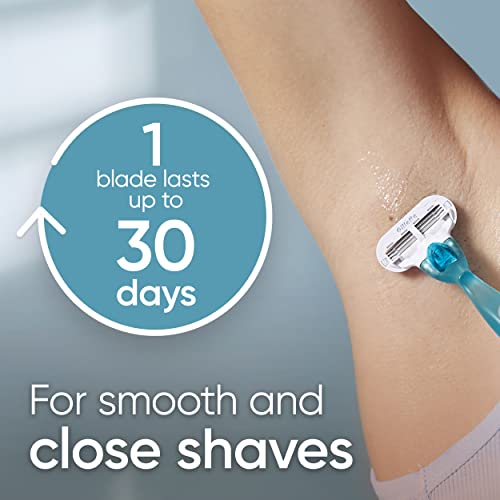 Gillette Venus Smooth Womens Razor Blade Refills, 8 Count, Lubracated to Protect the Skin from Irritation, Basic, 8 Count (Pack of 1)