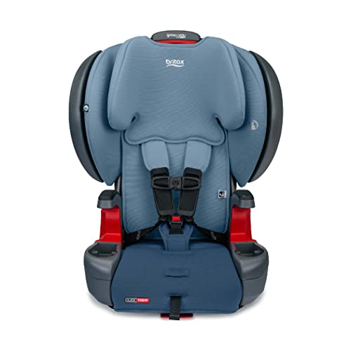 Britax Grow with You ClickTight Plus Harness-2-Booster Car Seat, 2-in-1 High Back Booster, SafeWash Cover, Blue Ombre