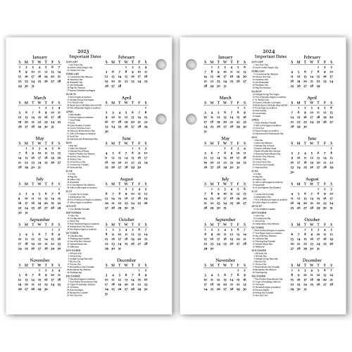 AT-A-GLANCE 2023 Daily Desk Calendar Refill, 3-1/2" x 6", Standard, Loose Leaf, Photographic (E41750)