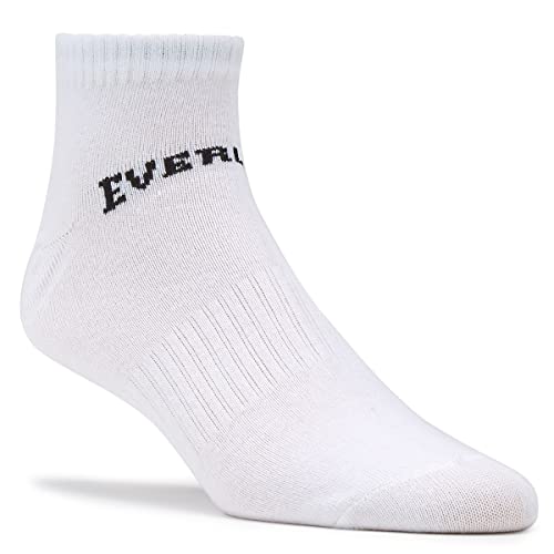 Everlast Men's Training Socks, 3-Pack White 8-12