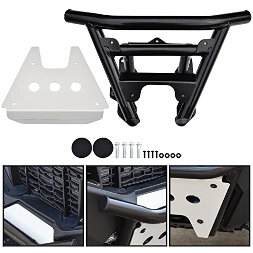 SAUTVS Front Bumper for RZR Turbo R/ Pro R 22-23, Black Front Brush Guard Protector Low Profile Bumper Pre Runner Bumper for Polaris RZR Turbo R / Pro R 2022-2023 Accessories (Replace #2884354)