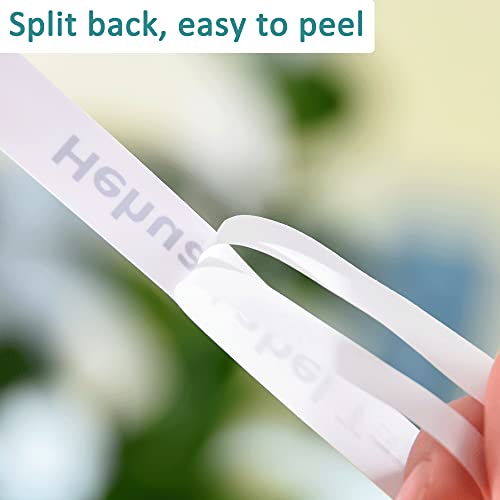Hehua Compatible 1/4" (0.23") Laminated Tape Replacement for Brother P-Touch TZe-211 TZe211 TZ211 TZ-211 Label Tape, 6mm x 8m Black on White TZ Tape, Water Resistant, 6-Pack