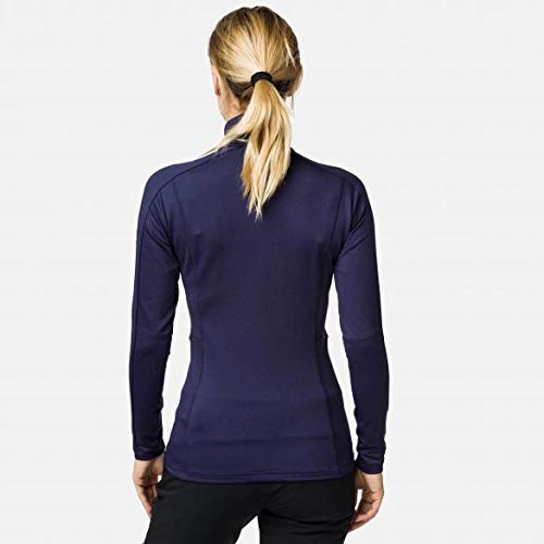 Rossignol Classique 1/4-Zip Mid-Layer Womens Blue X-Large