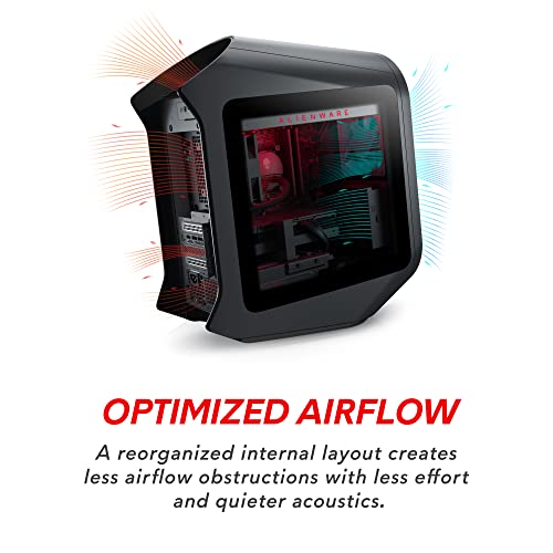 Alienware Aurora R14 Liquid Cooled Gaming Desktop - AMD Ryzen 9 5900, 32GB 3466MHz RAM, 1TB SDD + 2TB HDD, NVIDIA GeForce RTX 3080 10GB GDDR6X Graphics, VR Ready, USB-C, Windows 11 Home โ Black