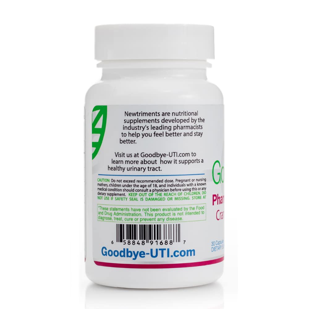 Goodbye UTI Clear & Protect; D-Mannose for immediate Relief and Cranberry Plus for Continued Relief and Protection, 100% Pure, no additives, Pharmacist Recommended