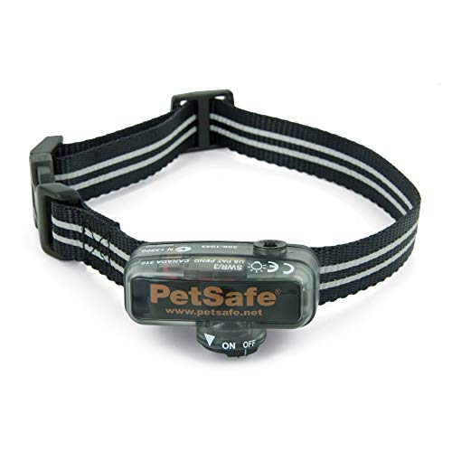 PetSafe Elite Little Dog In-Ground Pet Fence and Waterproof Receiver Collar, Tone and Static Correction, for Pets 5 lb. and Up, Reflective Collar Strap