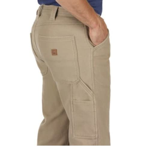 Coleman Men's Fleece Lined Utility Pants (as1, Waist_Inseam, Numeric_40, Numeric_30, Regular, Regular, Greige, Relaxed)