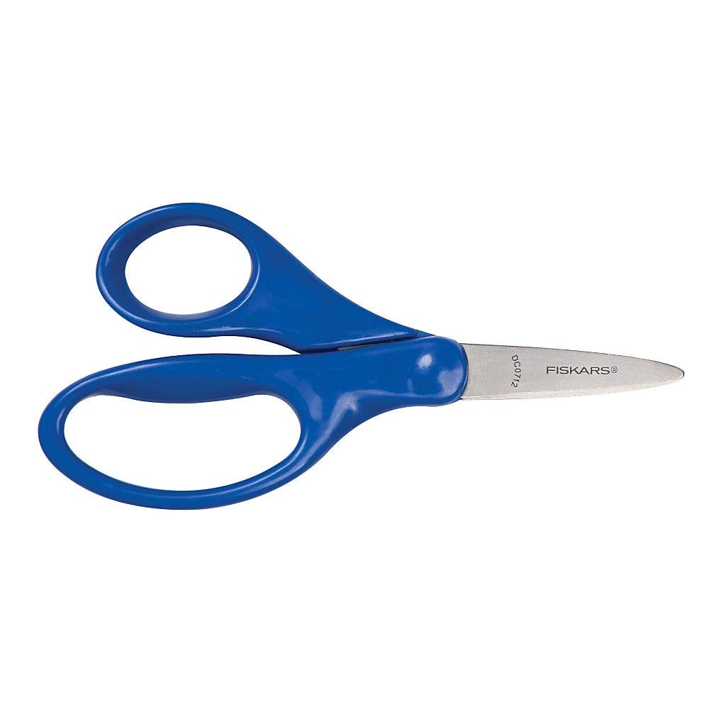 Fiskars 194300-1063 Back to School Supplies, Kids Scissors Pointed-tip, 5 Inch, Color Received May Vary