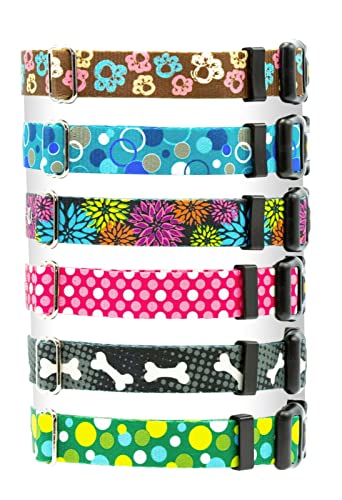 Extreme Dog Fence Replacement Containment and Training Collar Strap for Most Dog Fence Brands - Brown Paws (Small: 10" - 12" x 3/4")