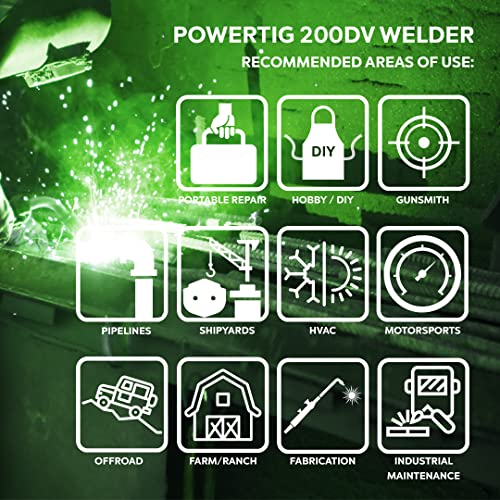 2021 Everlast PowerTIG 200DV 110/220 Dual Voltage 200amp Pulse ACDC Welder