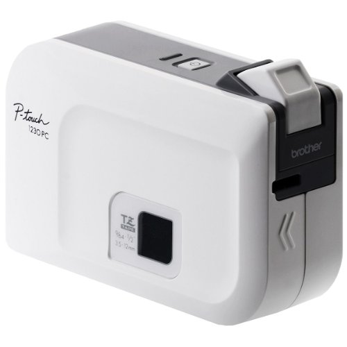 Brother P-touch, PT1230PC, PC-Connectable Label Maker, No Software Needed, Four Different Label Widths, Compact Design, White
