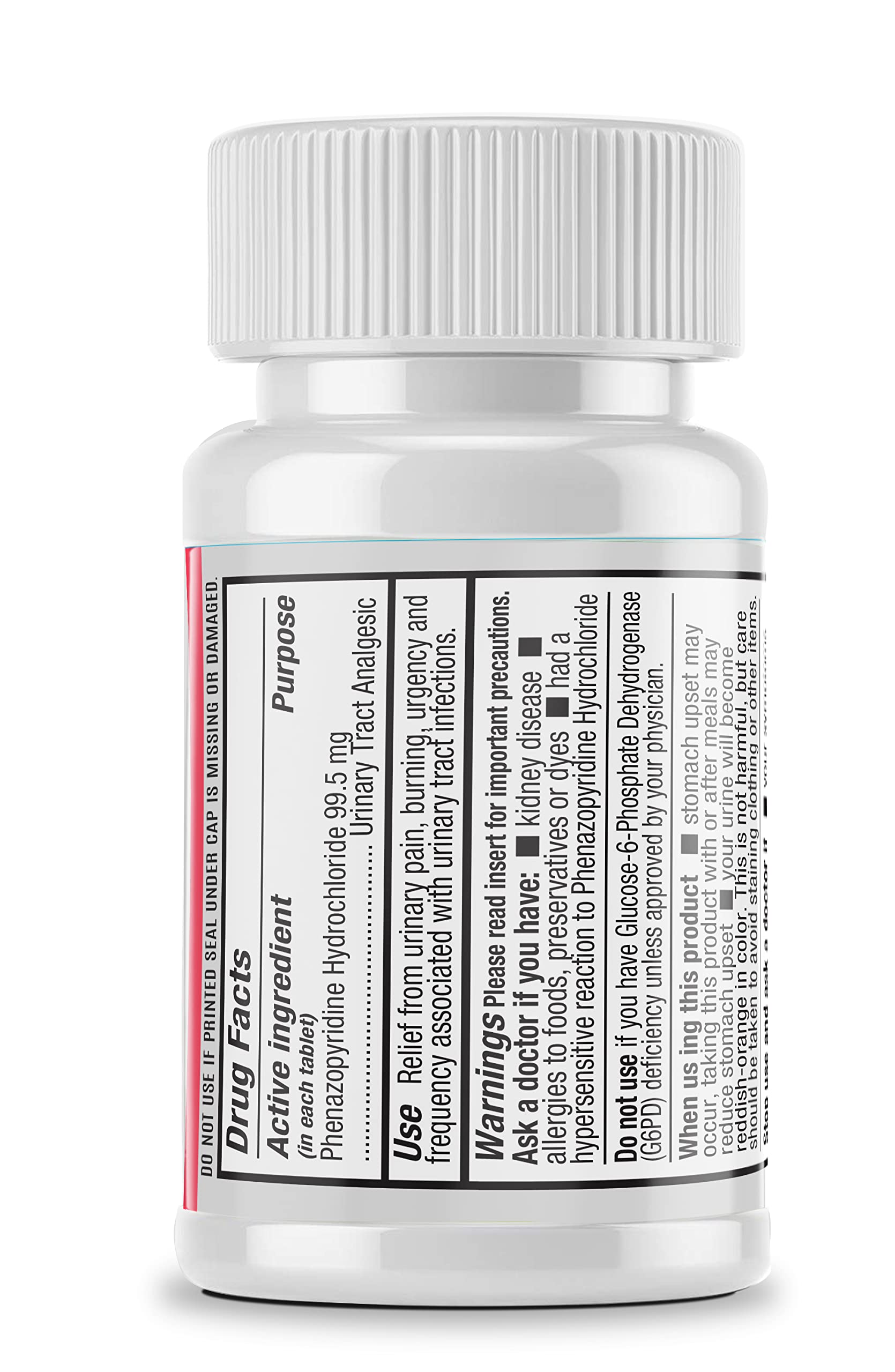 Safrel Urinary Pain Relief | UTI Relief | Fast Acting | Bladder Discomfort & Pain Relief | Phenazopyridine Hydrochloride 99.5mg (28 Count (Pack of 1))