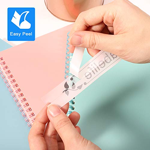 Labelife Compatible 24mm Label Tape Replacement for Brother P Touch Tze TZ Tape 24mm 0.94 Laminated Clear TZe-151 TZe151 1 Inch for Ptouch PTD600 PT-P710BT PT-P750W Label Maker, 4 Pack Black on Clear
