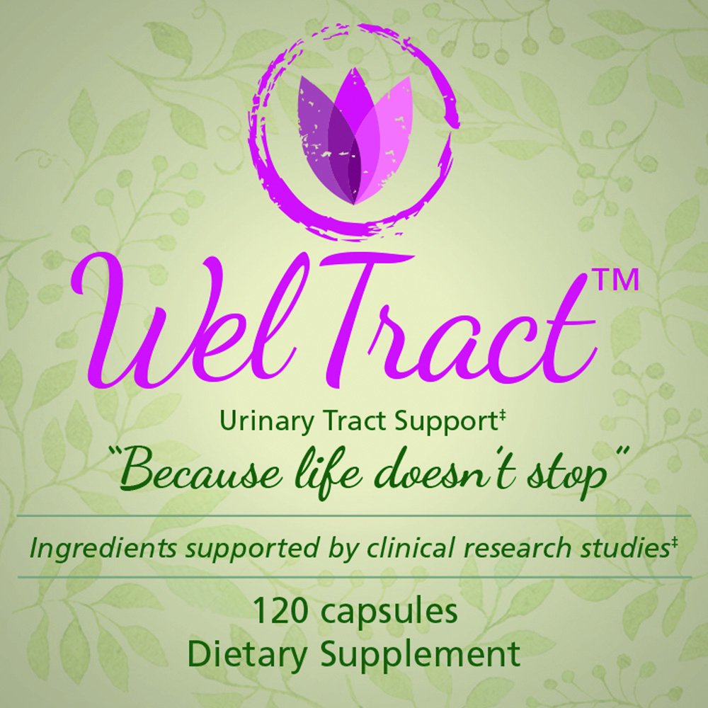 WelTract, UTI Bladder Supplements, Urinary Tract Infection, D-Mannose, Cranberry, Hibiscus, Lactoferrin, Cystitis