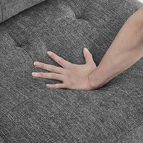 FULife Free Combination Modular Sofa Reversible Sectional Couch Oversized L Shaped Sofá Upholstery Deap Seat Sleeper Couches Bed with Storage for Living Room,3 Single Chairs,2 Corners,Double Ottomans