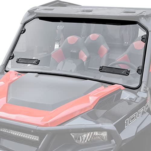Full Windshield for General, SAUTVS Clear Hard Coat Poly Vented Front Windshield for Polaris General 1000 2016-2022/4 1000 2017-2022/ General XP/XP 4 1000 2020-2022 Accessories, Replace #2884337