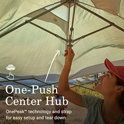 Coleman Oasis Pop Up Canopy, 10 x 10 Canopy Tent, Portable Shade Tent, Moss
