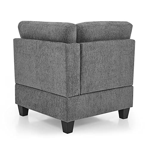 Free Combination Sectional Sofa Oversized Reversible Modular Couch U Shaped Corner Sofá Upholstered Deap Seat Sleeper Couches Bed with Storage for Living Room,7 Single Chairs,4 Corners,1 Ottoman