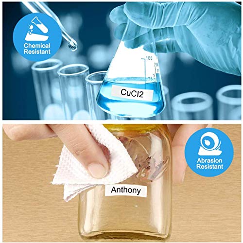 Unistar TZ Tape 12mm 0.47 Laminated White Replacement for Brother Label Maker Tape TZe-231 TZe231, CompatibleĀ for Brother Ptouch PT-D210 PT-D400 PT-D600 PT-1280, 26.2 Feet, 5 Pack
