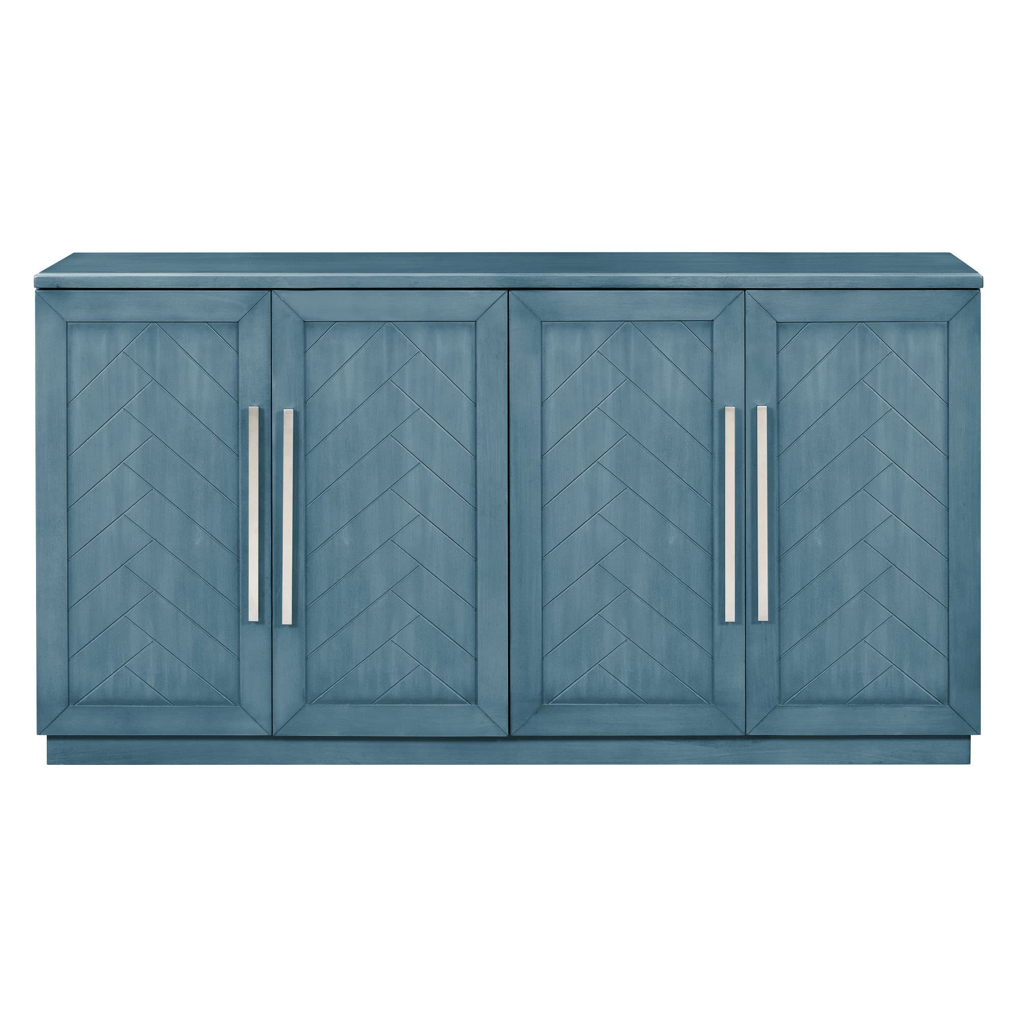 LUMISOL Farmhouse Kitchen Sideboard Buffet Cabinet with Storage Doors and Adjustable Shelf Wood Storage Cabinet for Living Dining Room