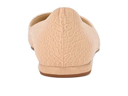 Nine West Speakup Flat Warm Blush Crocodile 8.5 M