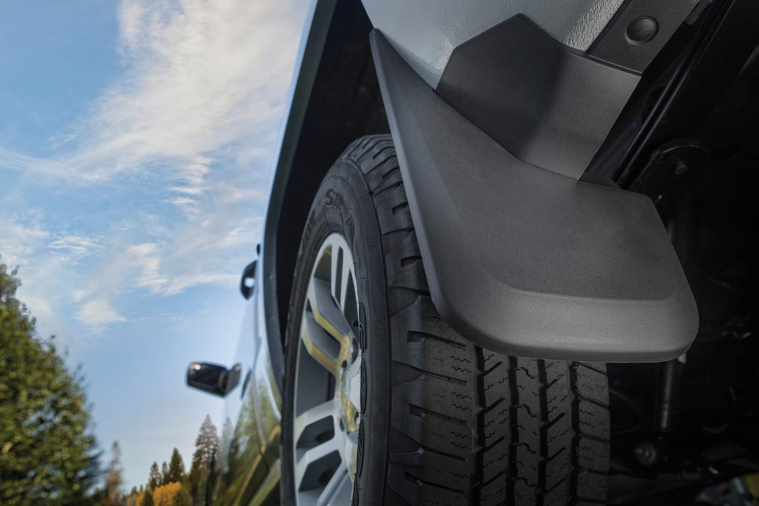 Husky Liners Mud Guards | Front Mud Guards - Black | 56741 | Fits 2006-2009 Chevrolet Trailblazer LT 2 Pcs