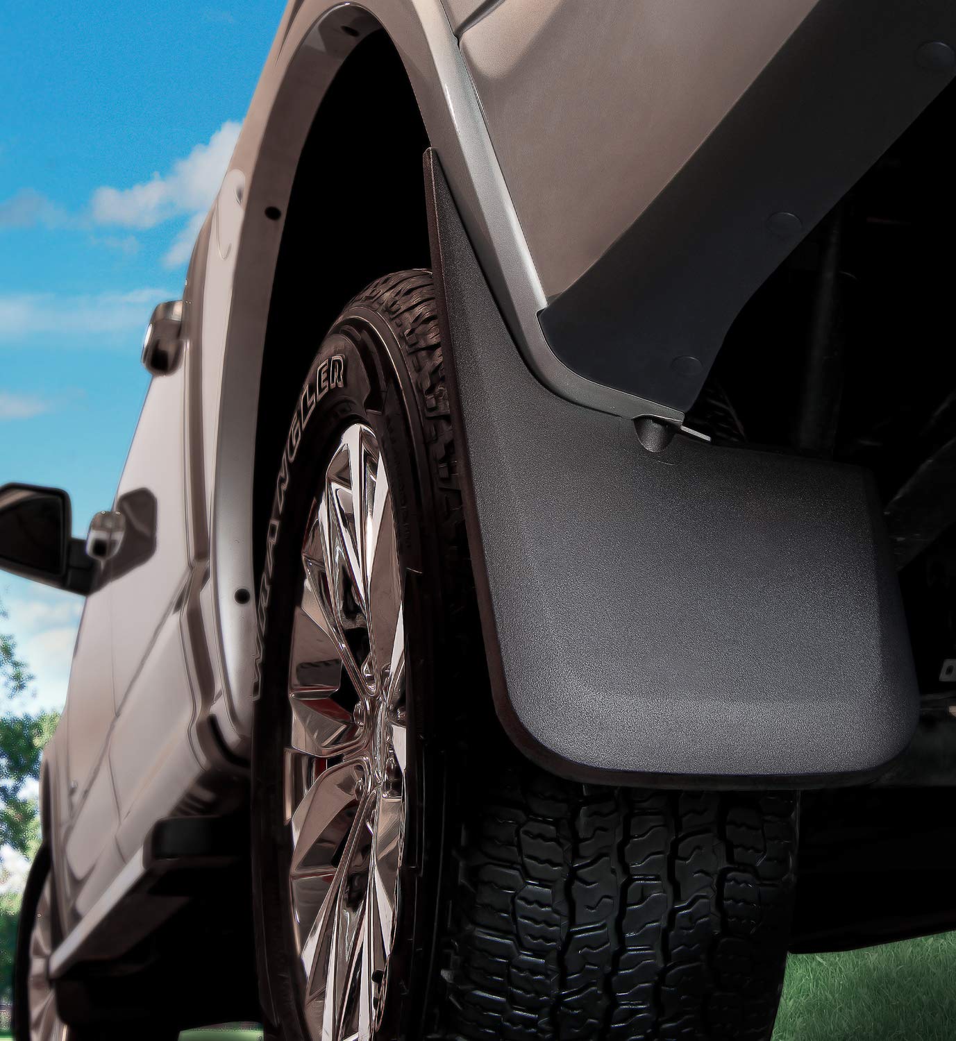 Husky Liners Mud Guards | Front Mud Guards - Black | 56741 | Fits 2006-2009 Chevrolet Trailblazer LT 2 Pcs