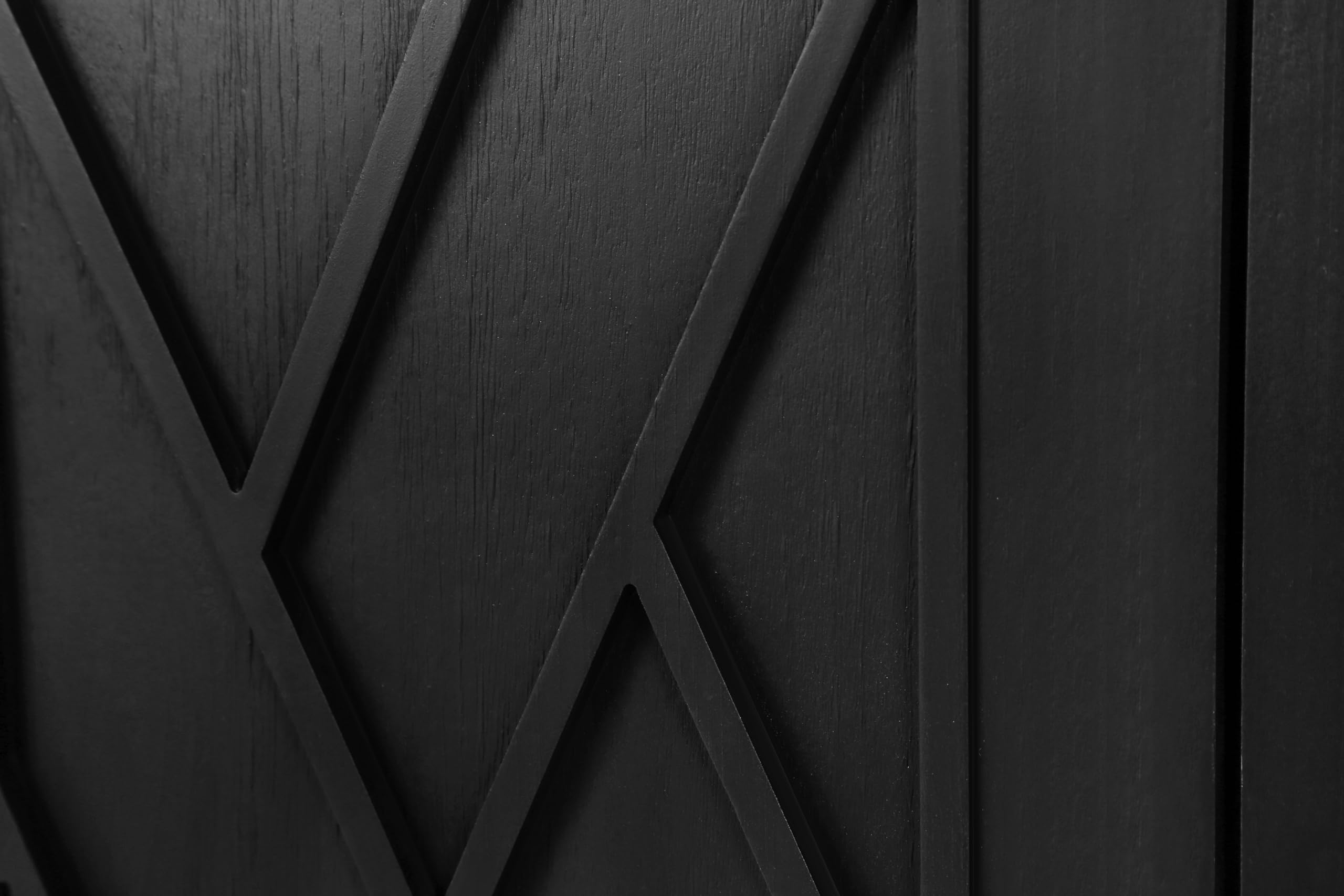 ZSQ Wooden Sideboard Cabinet, American Country Vintage Old Living Room Dining Room Hallway Entryway Cabinet, Solid Wood Buffet Table (Black)