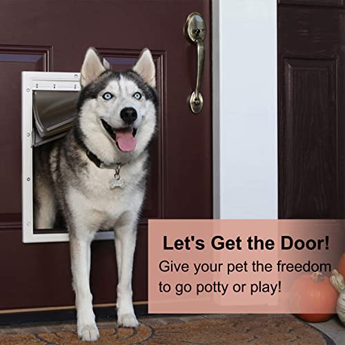 Dog Door Replacement Flaps, Medium Replacement Dog Cat Door Flap Compatible with PetSafe PAC11-11038, Measures 12 7/8'' × 8 1/8'', Durable Doggie Door Flap