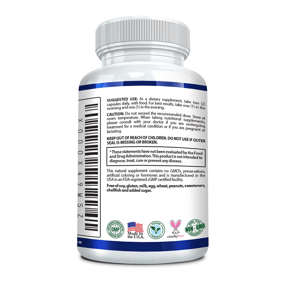 Research Verified UTI Relief - Urinary Tract Support Supplement - 100% Natural, Vegan with Lingonberry, Cranberry & D-Mannose - 1 Bottle (1 Month Supply)