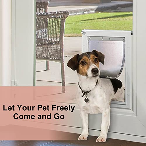 Dog Door Replacement Flaps, Medium Replacement Dog Cat Door Flap Compatible with PetSafe PAC11-11038, Measures 12 7/8'' × 8 1/8'', Durable Doggie Door Flap