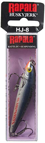 Rapala Husky Jerk 08 Fishing lure (Silver, Size- 3.125)