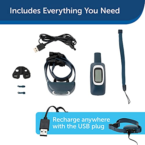 PetSafe Remote Training Collar - 300 Yard (900 FT) Range - Collar Fits Medium or Large Dogs - Choose from Tone, Vibration, or 15 Levels of Static Stimulation for Training Off Leash Dogs