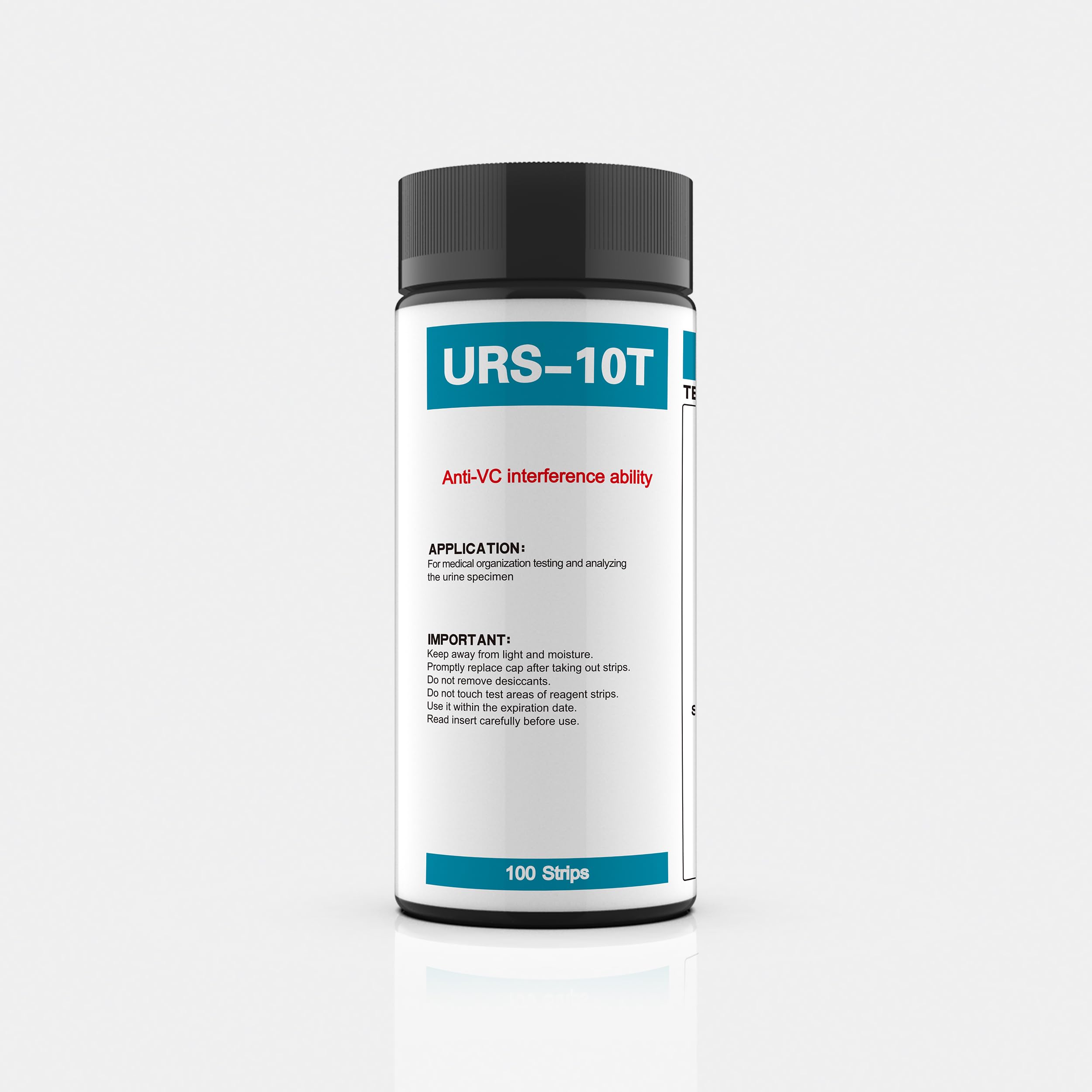 URS 10-in-1 Urine Test Strips 10 Parameters Testing UTI, Urinalysis for Ketosis, pH, Protein, Kidney and Liver Function, 100 CT