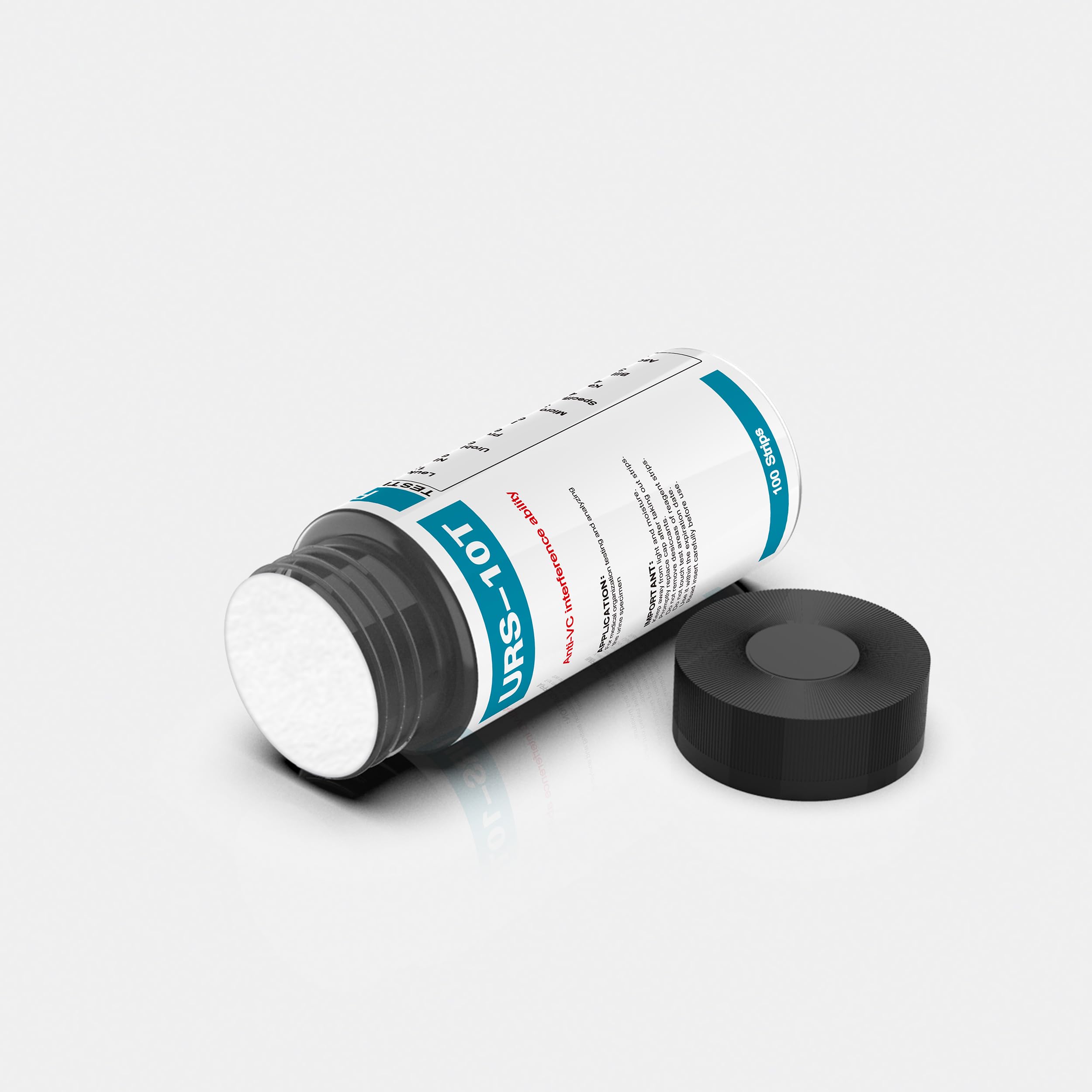 URS 10-in-1 Urine Test Strips 10 Parameters Testing UTI, Urinalysis for Ketosis, pH, Protein, Kidney and Liver Function, 100 CT