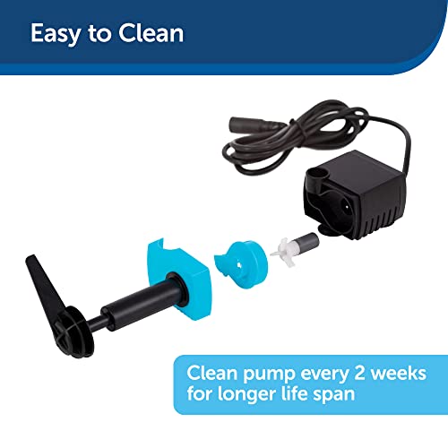 PetSafe Replacement Pump for Pet Drinking Fountains, Compatible with PetSafe Drinkwell Platinum and Platinum LED Dog and Cat Water Dispensers - PAC00-13204,Black