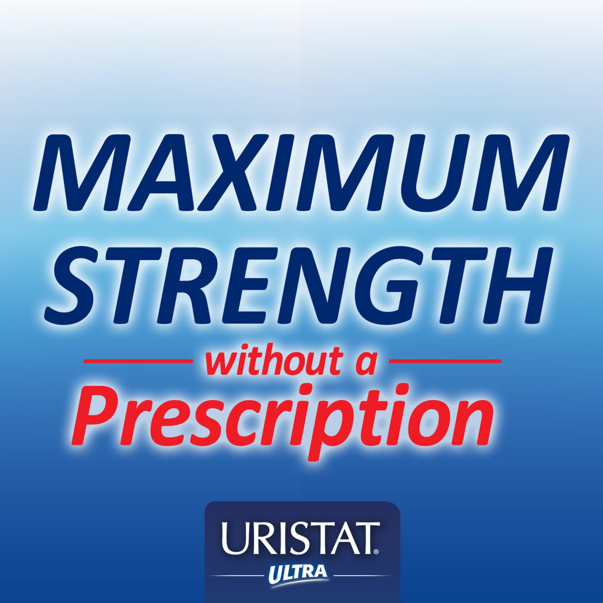 URISTAT Ultra UTI Relief Pak, UTI Treatment for Women and Men, 1 UTI Test Strip and 12 UTI Treatment Tablets, 1 Box