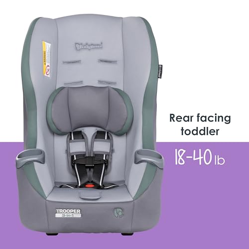 Baby Trend Trooper 3-in-1 Convertible Car Seat, Dash Sage