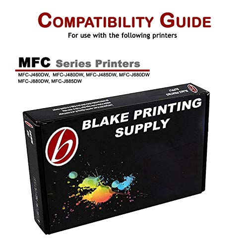 Blake Printing Supply Compatible Ink Cartridge Replacement for Brother LC201, LC203 (Black, Cyan, Magenta, Yellow, 10-Pack)