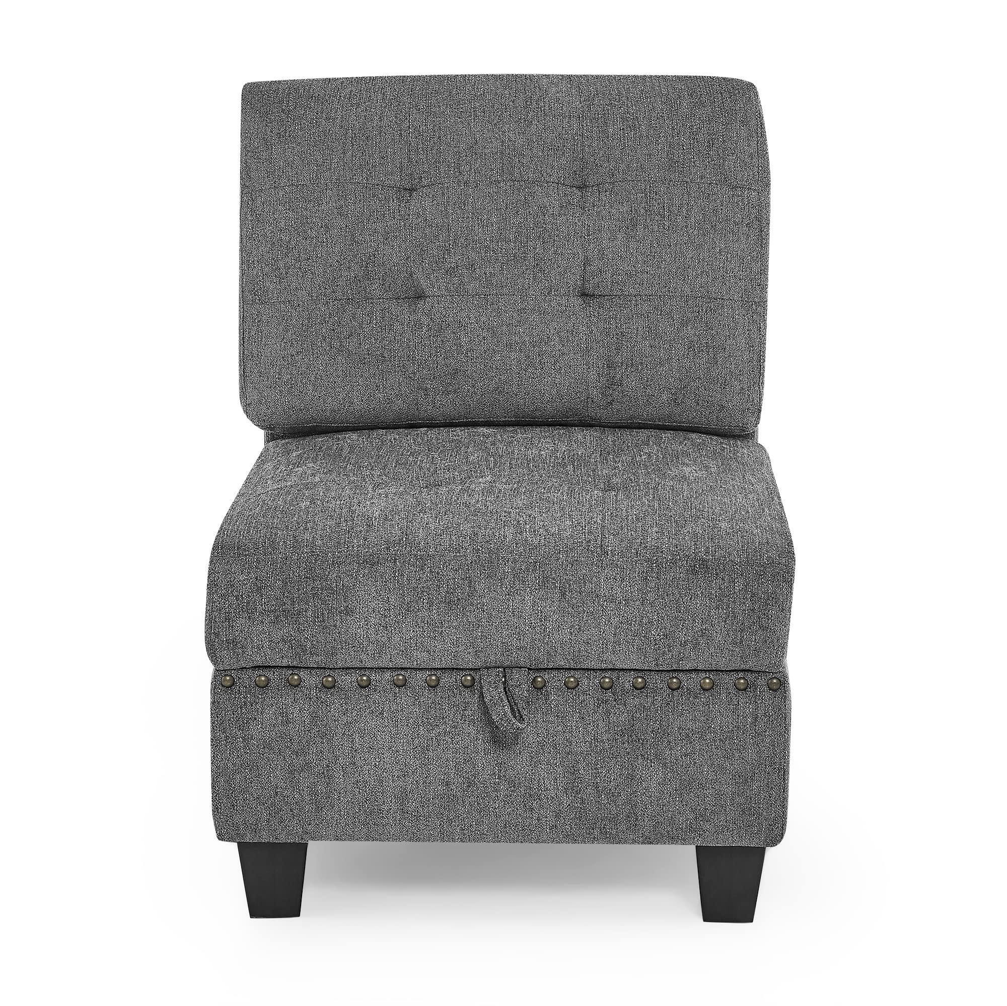Free Combination Sectional Sofa Oversized Reversible Modular Couch U Shaped Corner Sofá Upholstered Deap Seat Sleeper Couches Bed with Storage for Living Room Spacious Space,4 Single Chairs,2 Corners